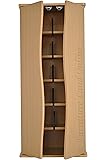 COLUMBUS - Double Door CD DVD Media Storage Cabinet - Oak: Amazon.co.uk ...
