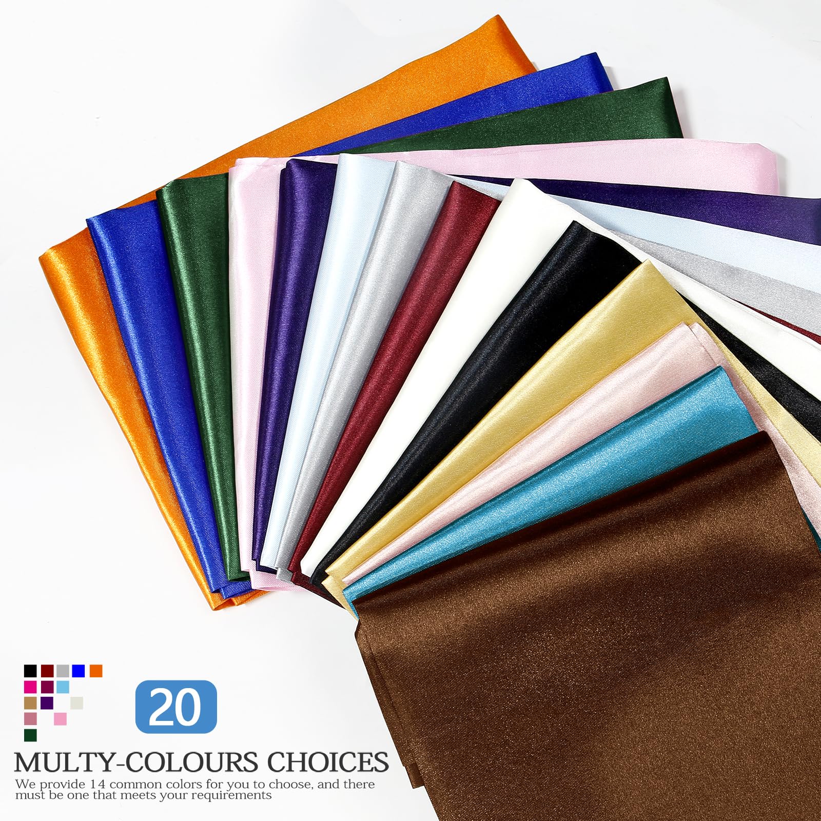 VACVELT Charmeuse Satin Fabric By The Yard, 60 Inch Wide Gold Satin Fabric Shiny & Soft Cloth ...