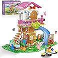 Amazon.com: Panigkids Treehouse Building Sets with LED Light, Tree House Building Block Toy ...