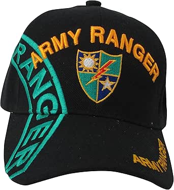 US Warriors US Army Ranger Baseball Hat, One Size, Black at Amazon Men ...