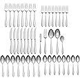 Amazon.com: Oneida B336045A Mooncrest 45-Piece Flatware Set, Service ...