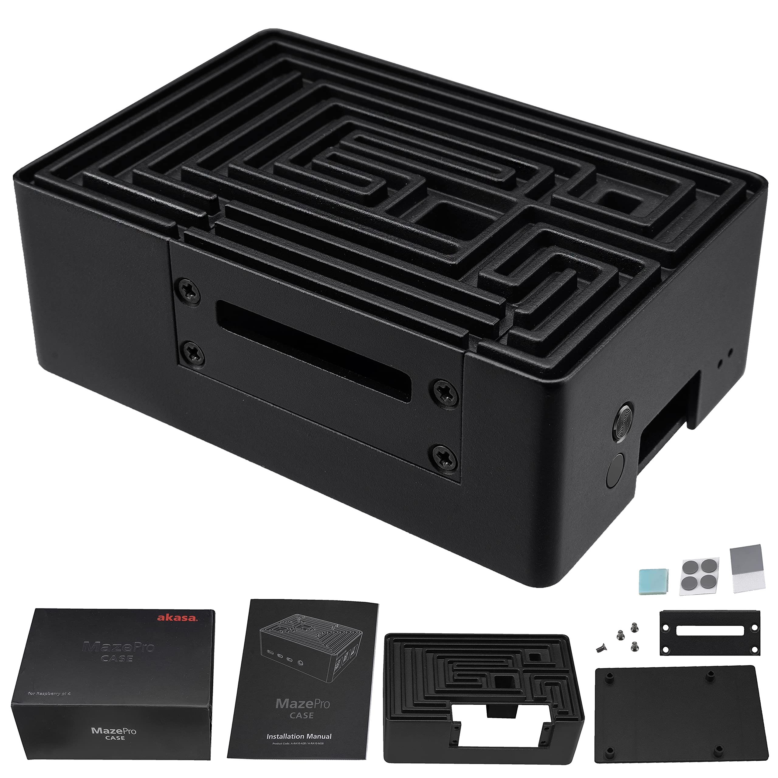 Mua Akasa Maze Pro, Ultra Quiet Raspberry Pi 4 Armor Case with Power ...