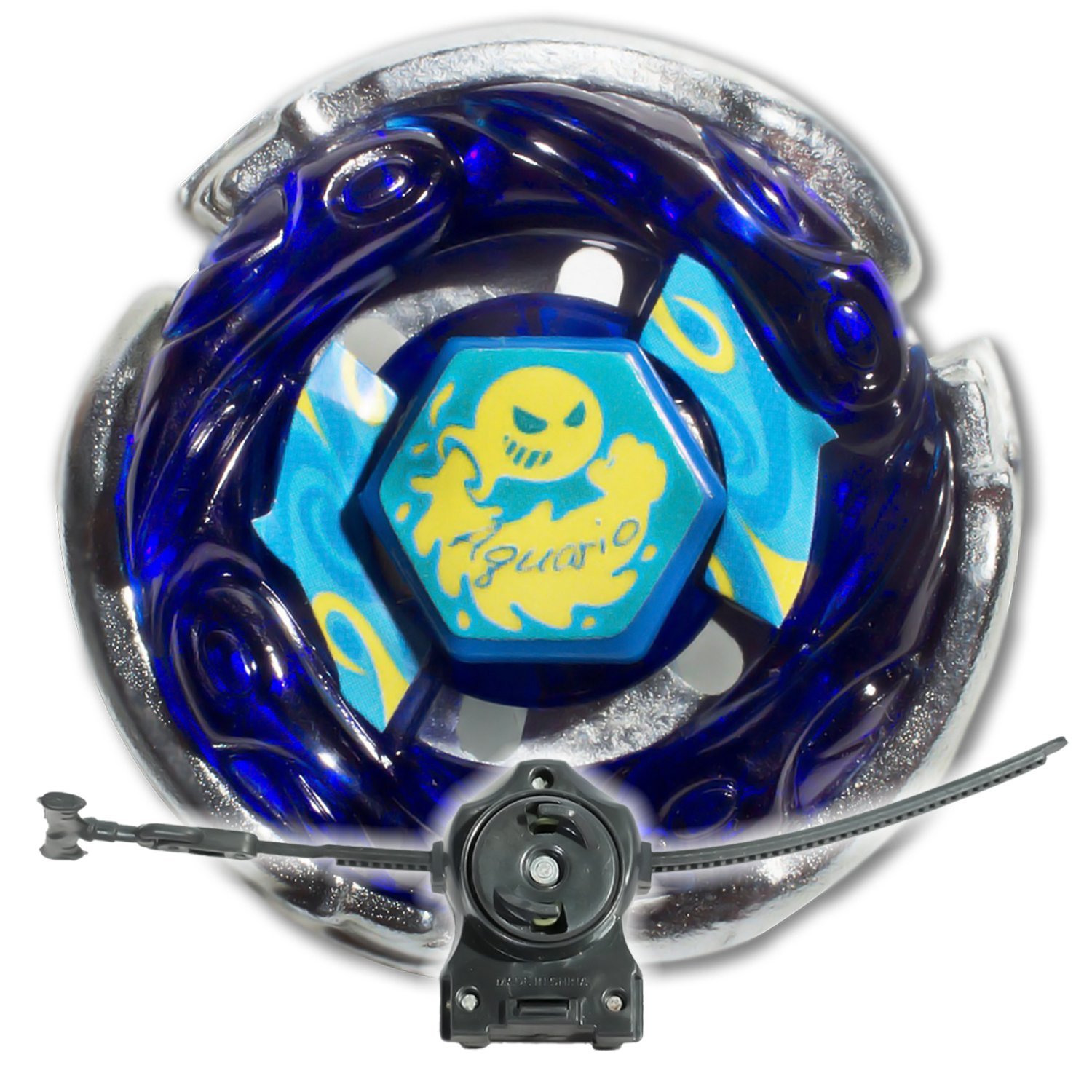 Beyblade Aquario with LL2 Launcher and Rip Cord Shipped and Sold From ...