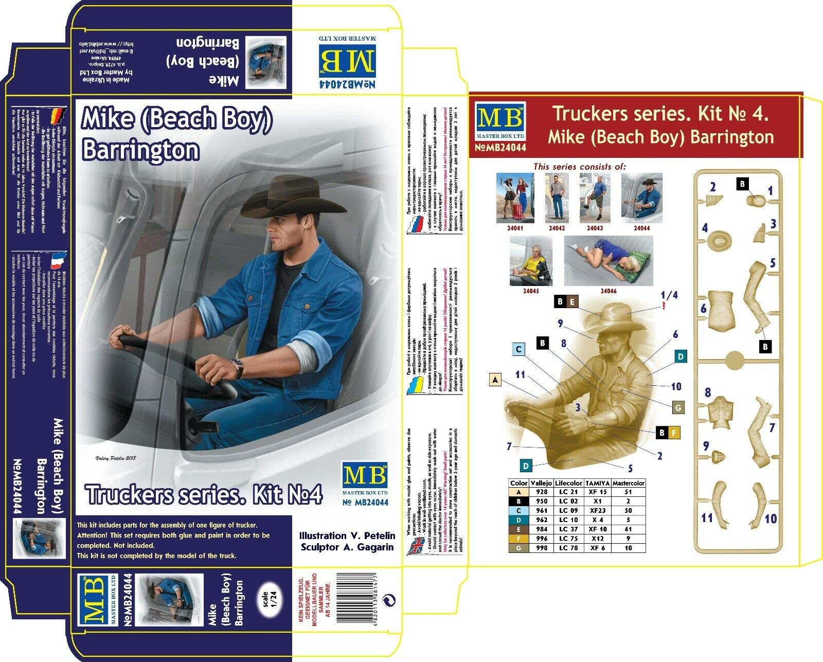 Mua Master Box 24044 1/24 Truckers Series - Mike (Beach BOY) Barrington ...