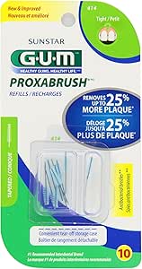 GUM Original Proxabrush Refill Tapered Narrow 10 count: Amazon.ca: Beauty