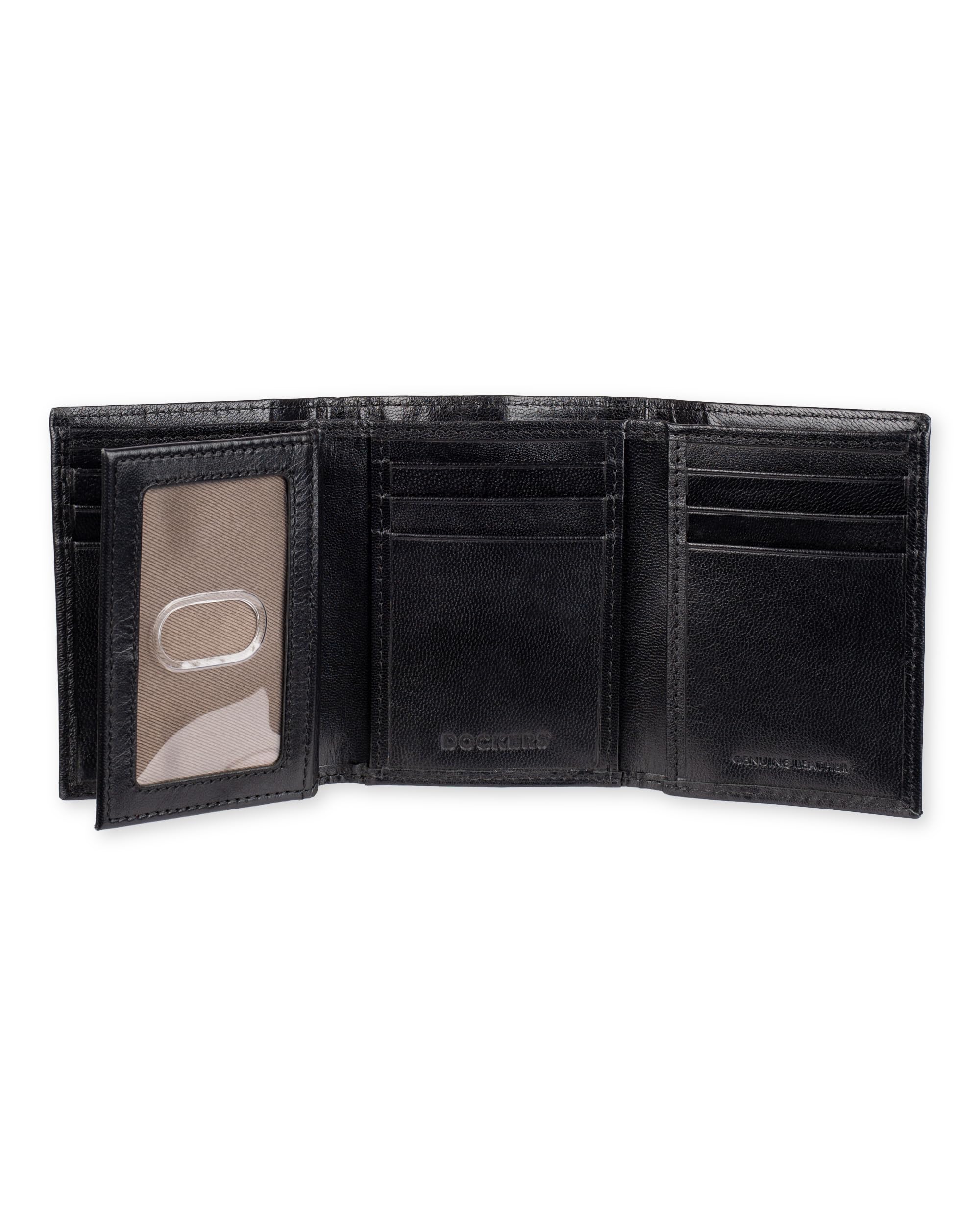 Full Grain Leather Wallet Alpine Swiss Mens Trifold Wallet Extra ...