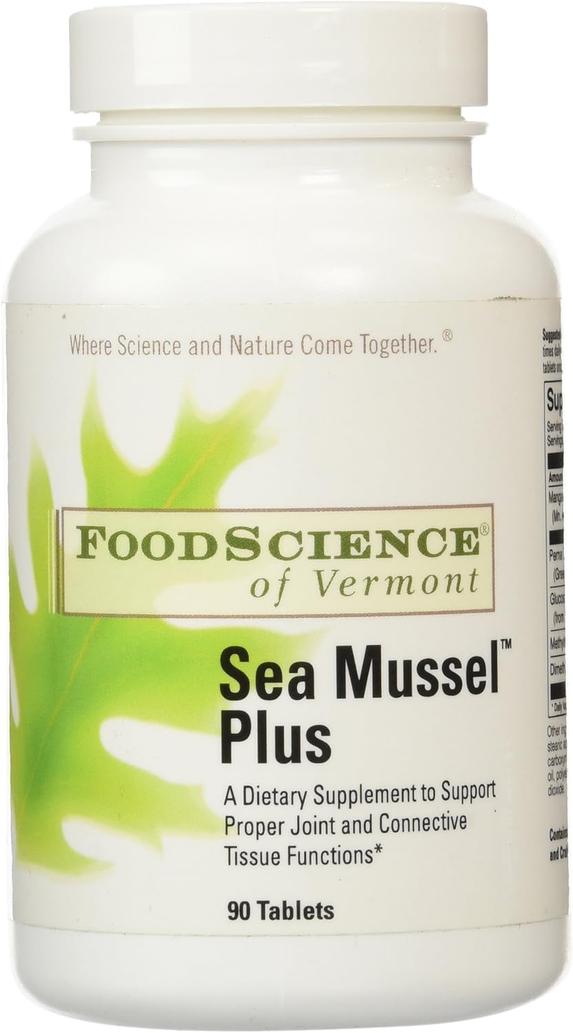 Amazon.com: Food Science of Vermont Sea Mussel Plus Joint Supplement ...