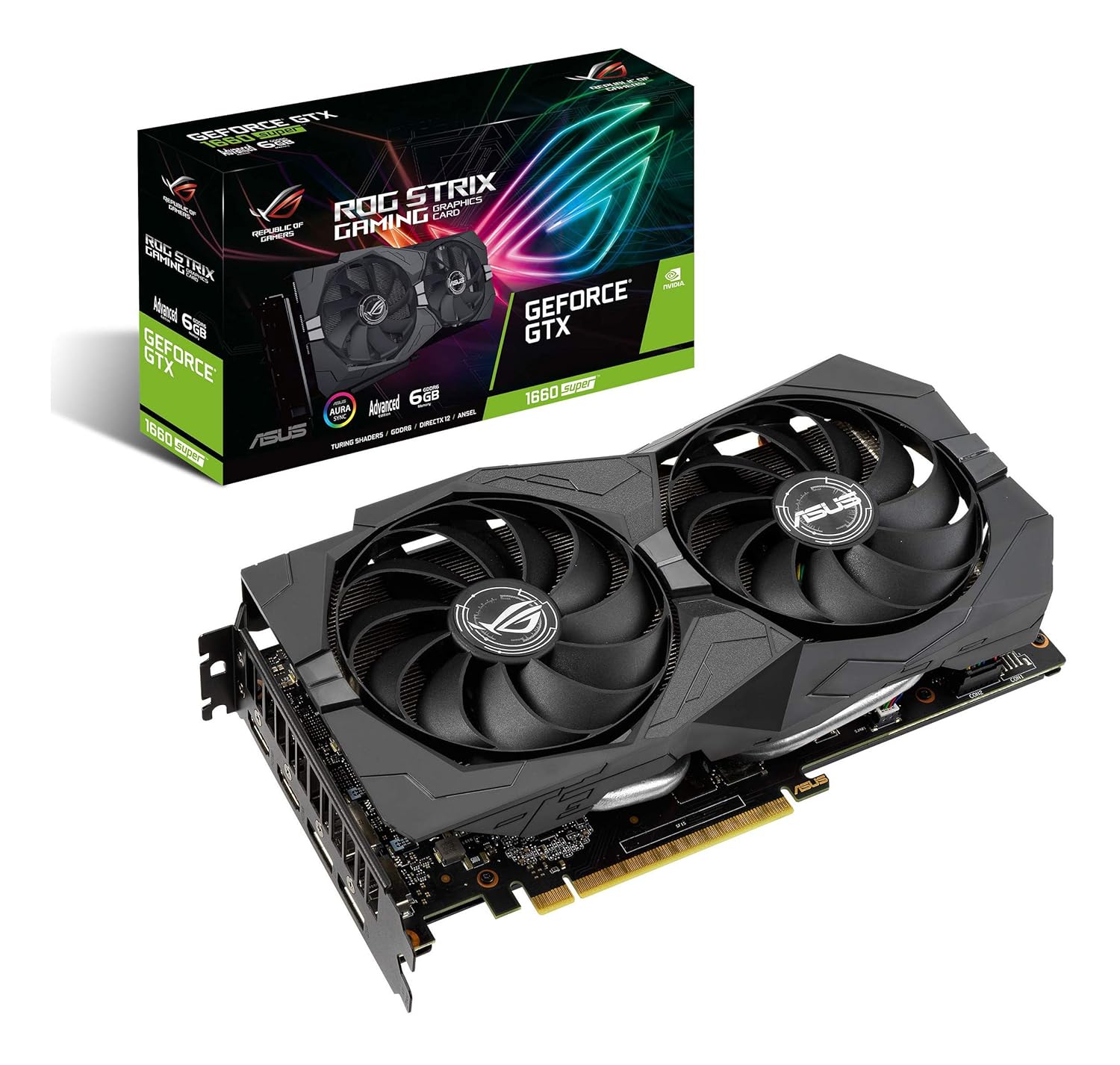 ASUS ROG Strix GeForce GTX 1660 Super Advanced 6GB: Amazon.in: Electronics