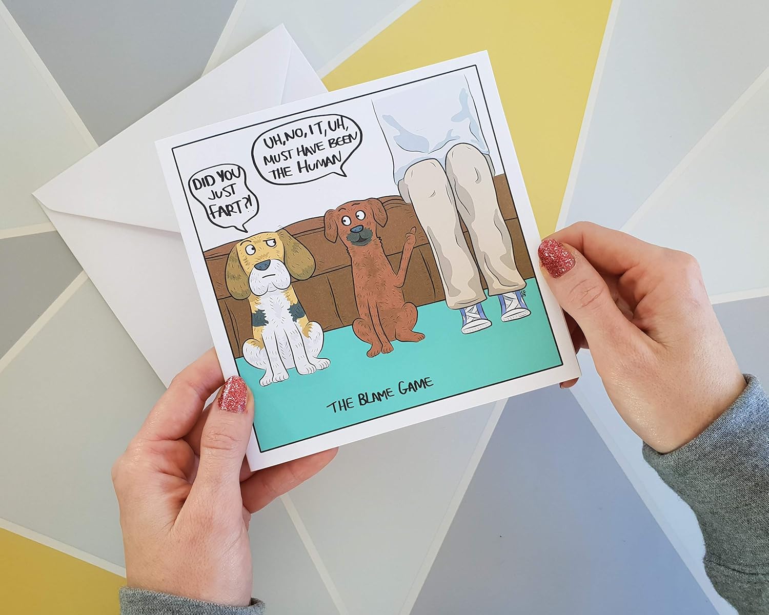 Funny Dog Card: Amazon.co.uk: Handmade