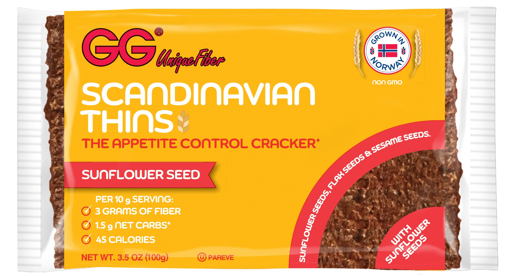 Amazon.com : GG Scandinavian Fiber Crispbread, Raisin & Honey, 15 Count ...