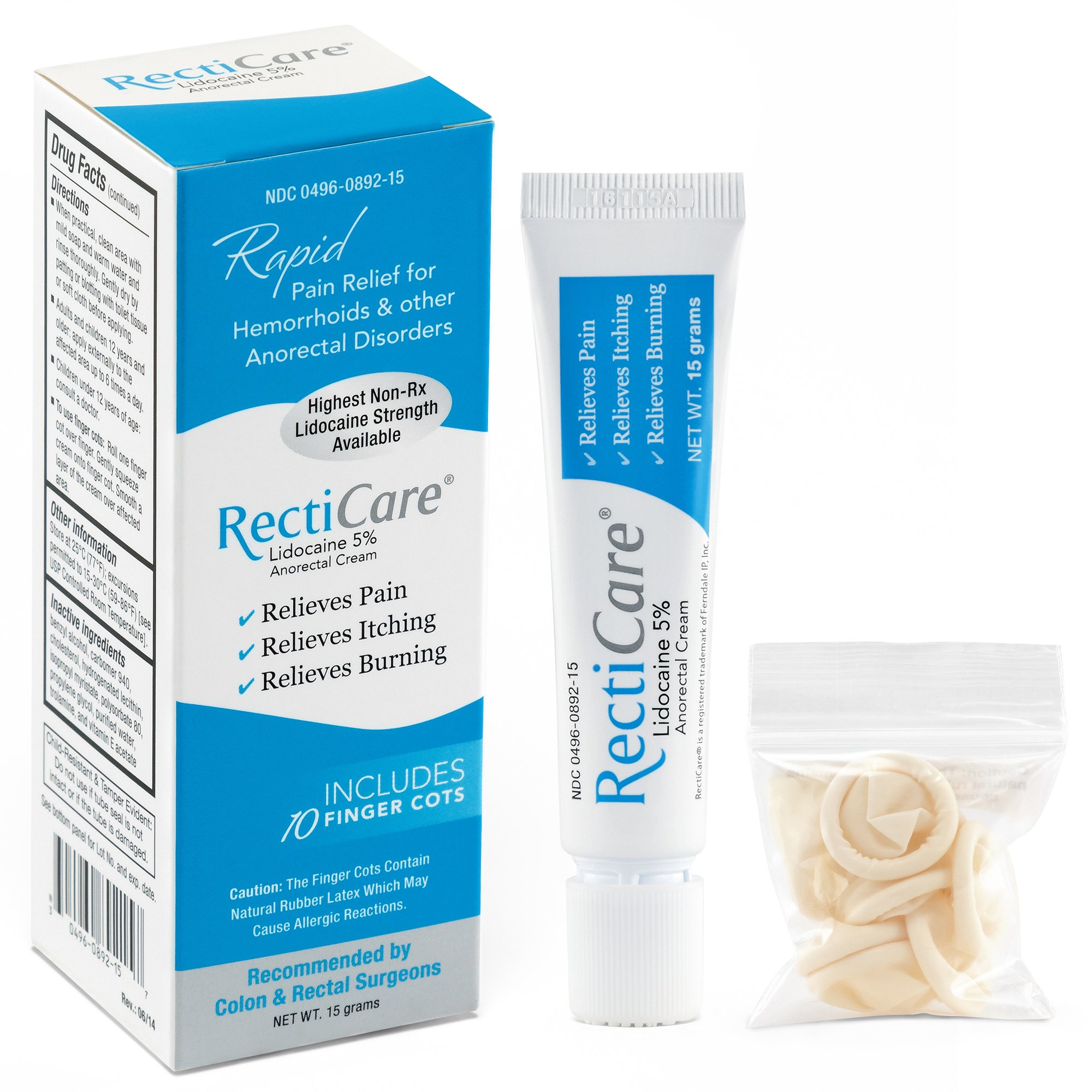 Amazon.com: RectiCare Medicated Anorectal Wipes – 5% Lidocaine ...
