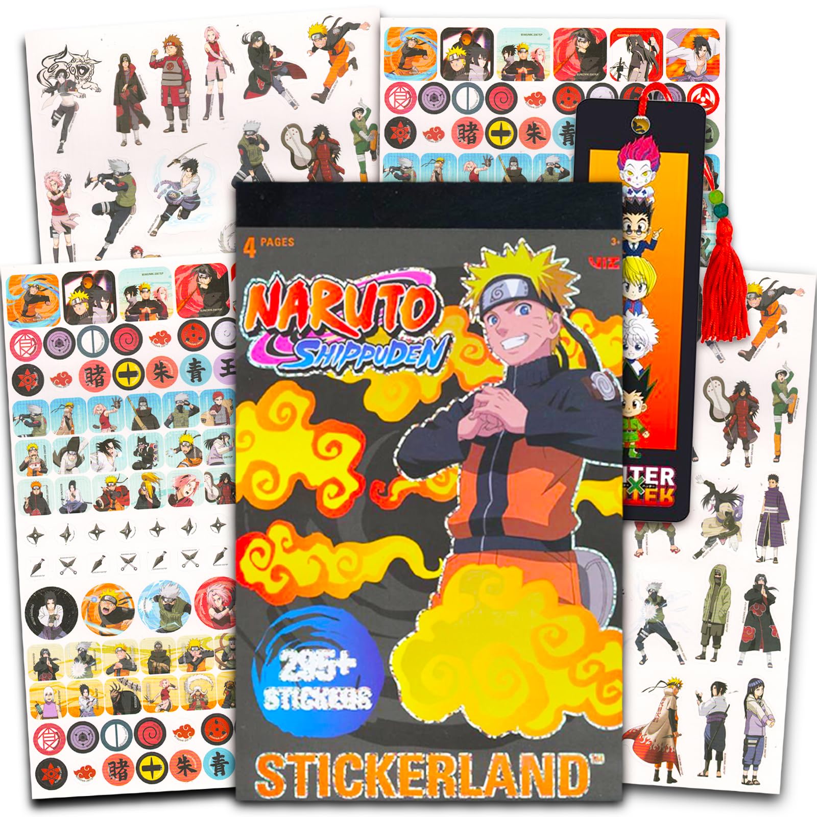 Naruto Stickers Party Favors Bundle - 295+ Deluxe Naruto Shippuden ...