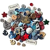 Amazon.com: Buttons Galore and More Collection Round Novelty Buttons ...