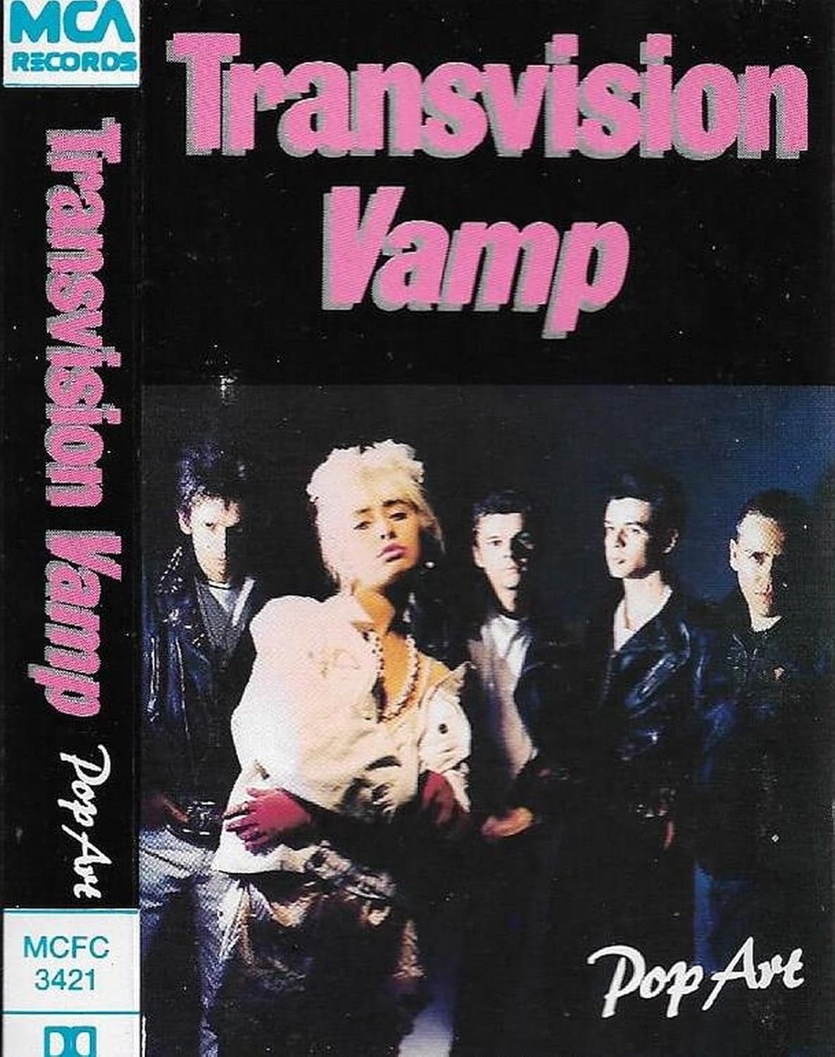 TRANSVISION VAMP. POP ART. ORIGINAL 1988 10 TRACK AUDIO CASSETTE TAPE ...