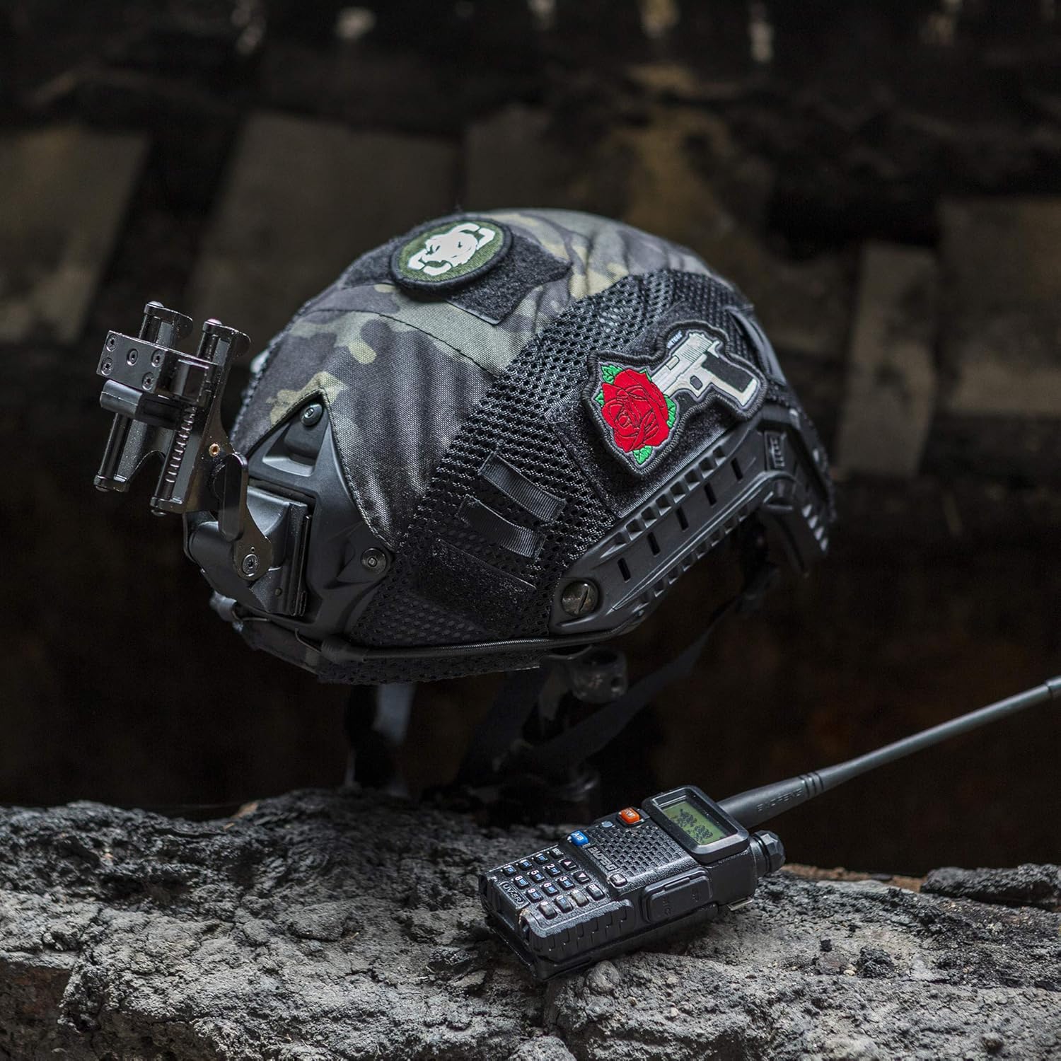 OneTigris Camouflage Cover 01 for OneTigirs FAST MH/PJ Helmet in Size S ...