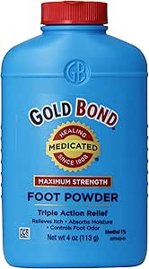 Amazon.com: Gold Bond Maximum Strength Foot Powder 4 Ounce: Health ...