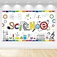 Amazon.com : ANGOLIO Chemical Science Backdrop Banner Decorations ...
