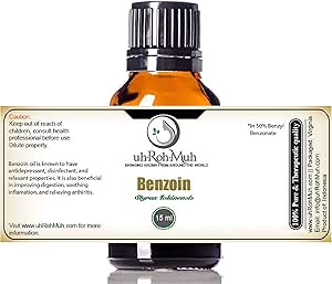 Amazon.com: Benzoin Oil in 50% Benzyl Benzonate || Benzoin Resinoid (15 ...