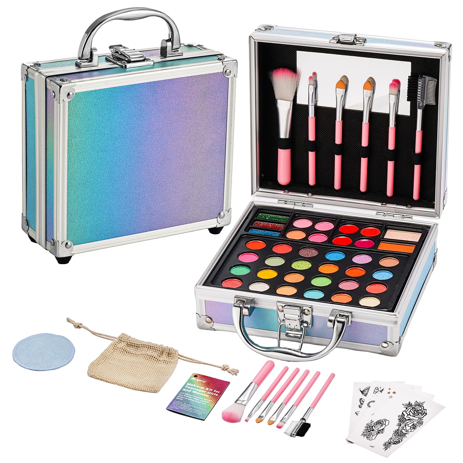 Mua Anpro All-In-One Makeup Carry Case with Pro Teen Makeup Set, Full ...