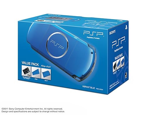 SONY PSP Playstation Portable Console JAPAN MODEL PSP-3000 Vibrant Blue Value Pack | PSPJ-30024 ...