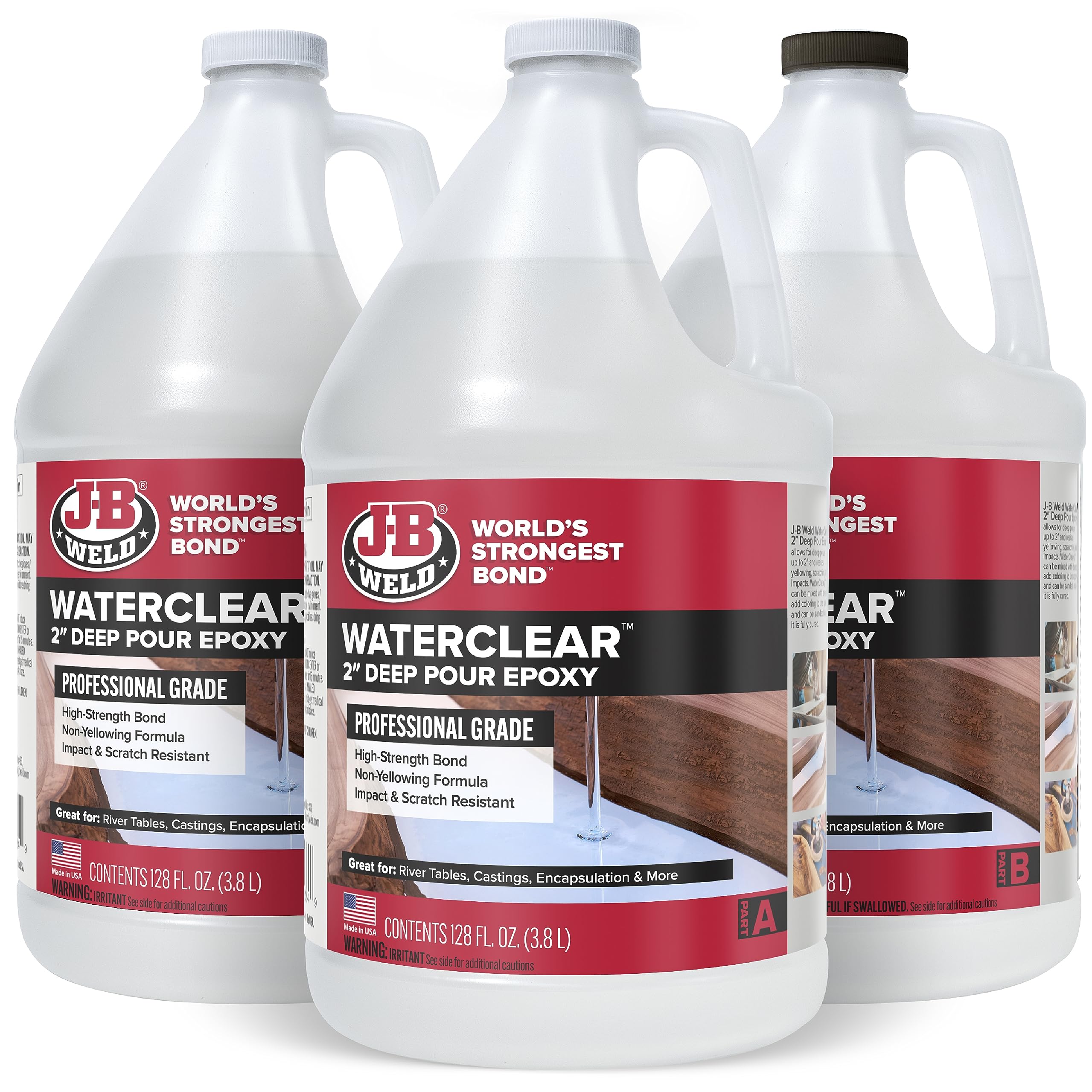 Mua J-B Weld 2" Deep Pour Epoxy WaterClear, 3 Gallon Kit trên Amazon Mỹ ...