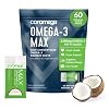 Coromega MAX 2400mg Omega-3 Fish Oil + Vitamin D Squeeze Packets, Wild ...