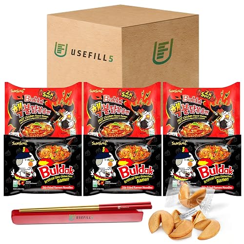 Buldak Ramen Noodles | Korean Ramen Noodles 6 Bundle | Original Stir ...