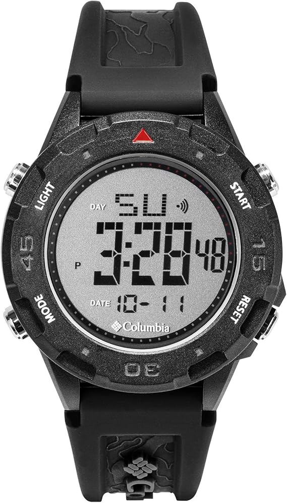 Columbia Men's Polycarbonate Digital Movement Sport Watch with Silicone ...