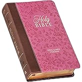 KJV Holy Bible, Giant Print Full-size Faux Leather Red Letter Edition - Thumb Index & Ribbon ...