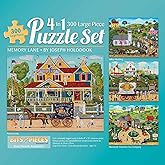 Amazon.com: Bits and Pieces - Multipack of Four (4) 300 Piece Jigsaw ...