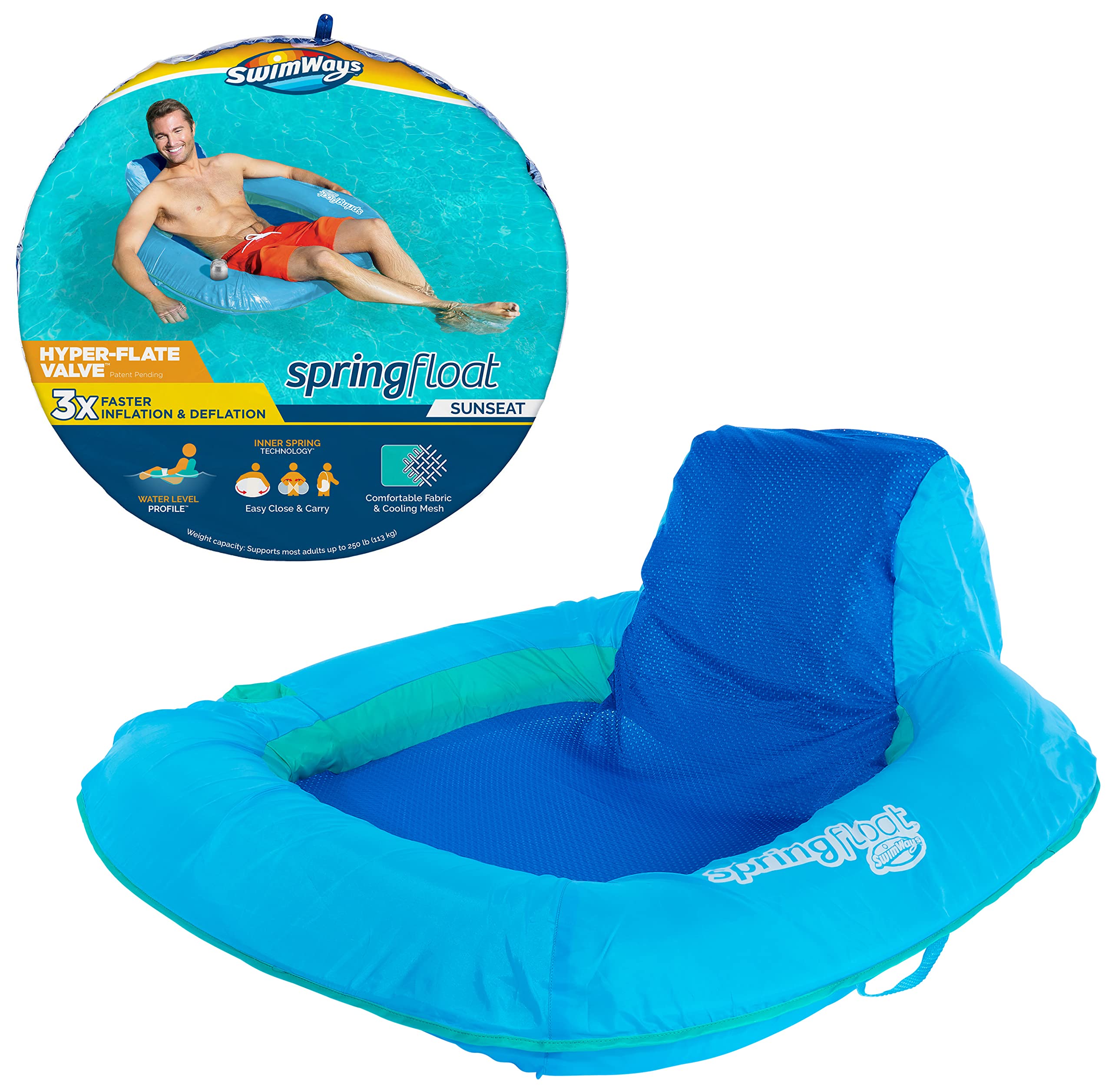 Mua SwimWays Spring Float SunSeat Pool Lounge Chair, Inflatable Pool ...