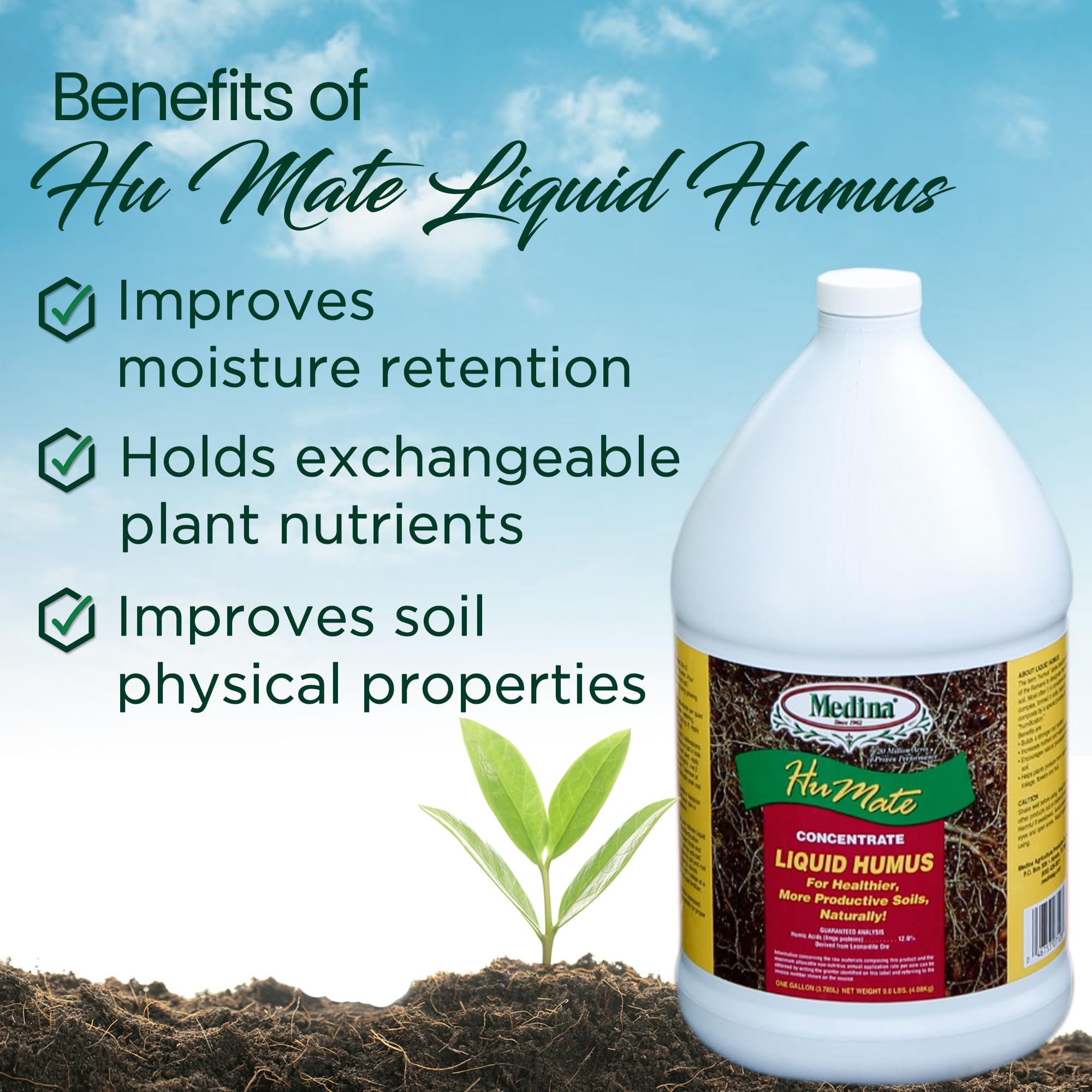 Mua Medina Humate Humic Acid for Plants - Concentrated Liquid Compost ...