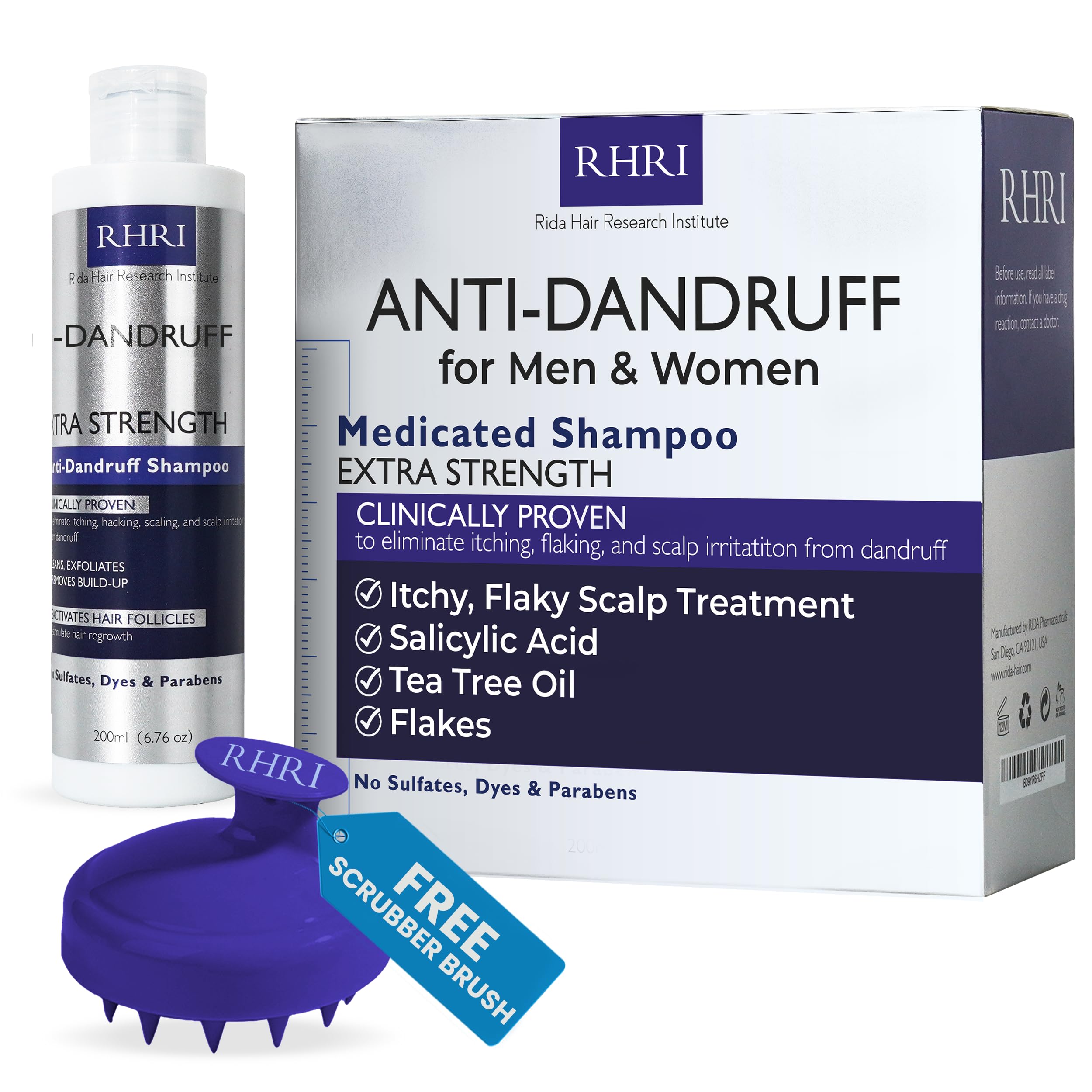 Mua Anti Dandruff Shampoo for Men & Women | Extra Strength Medicated ...