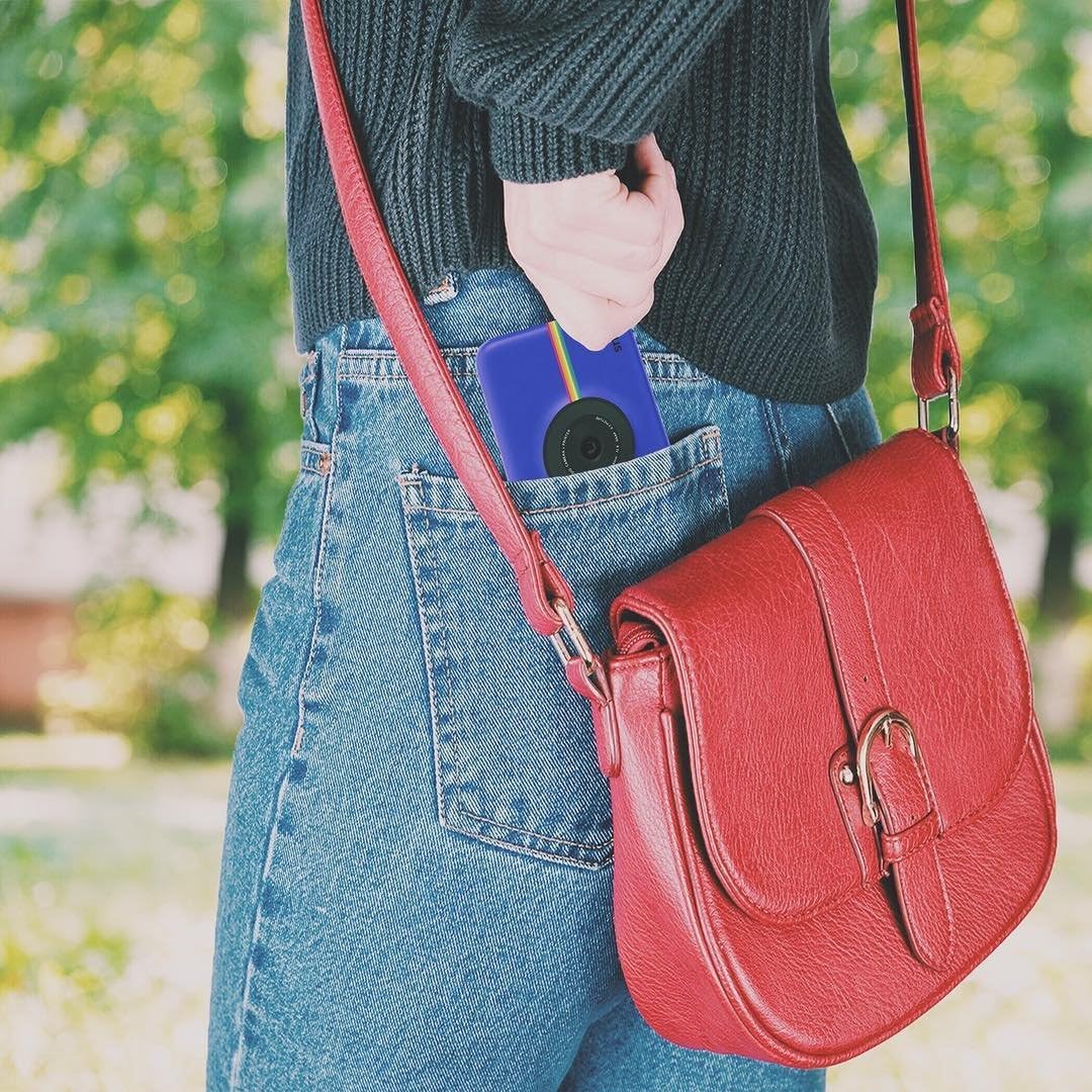 Polaroid Snap Instant Digital Camera (Purple) with ZINK Zero Ink ...