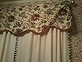 Amazon.com: Waverly Felicite Floral Pattern with Grimp Trim Window ...