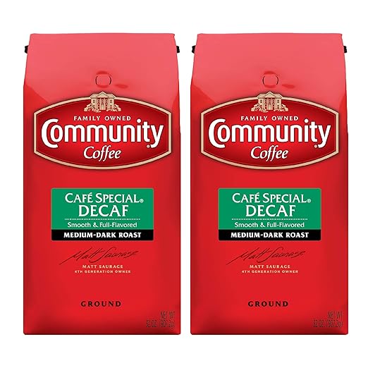 Amazon.com : Community Coffee Café Special Decaffeinated Ground Coffee ...