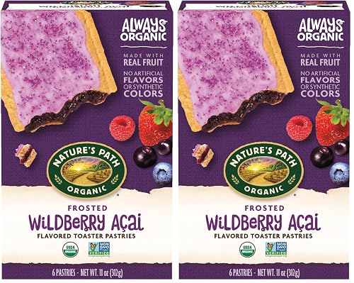 Nature's Path Organic Frosted Wildberry Açai Toaster Pastries, 11 oz ...