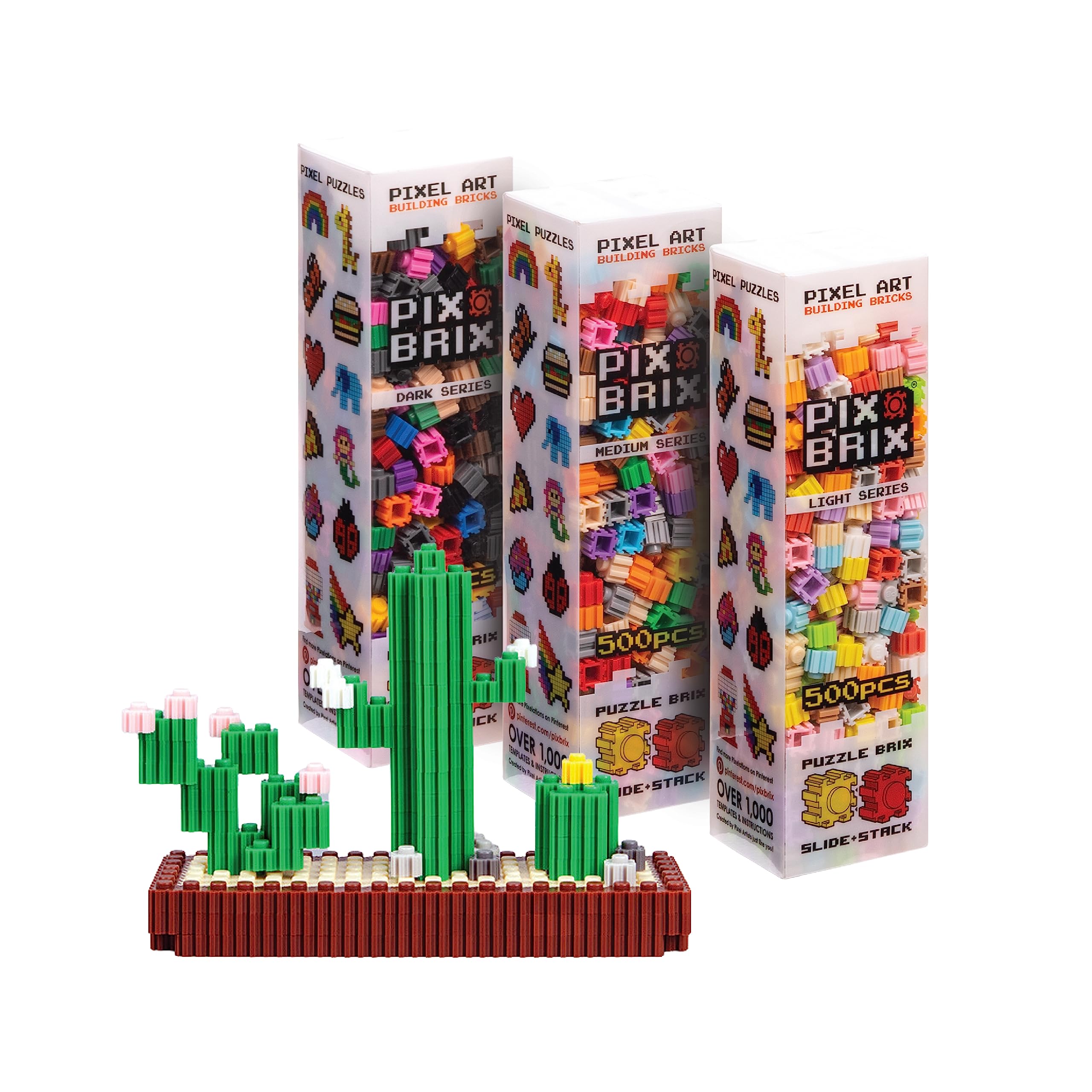 Mua Pixel Art Puzzle Bricks, Mixed Bulk Brix - 1,500 Pieces (500 Light ...