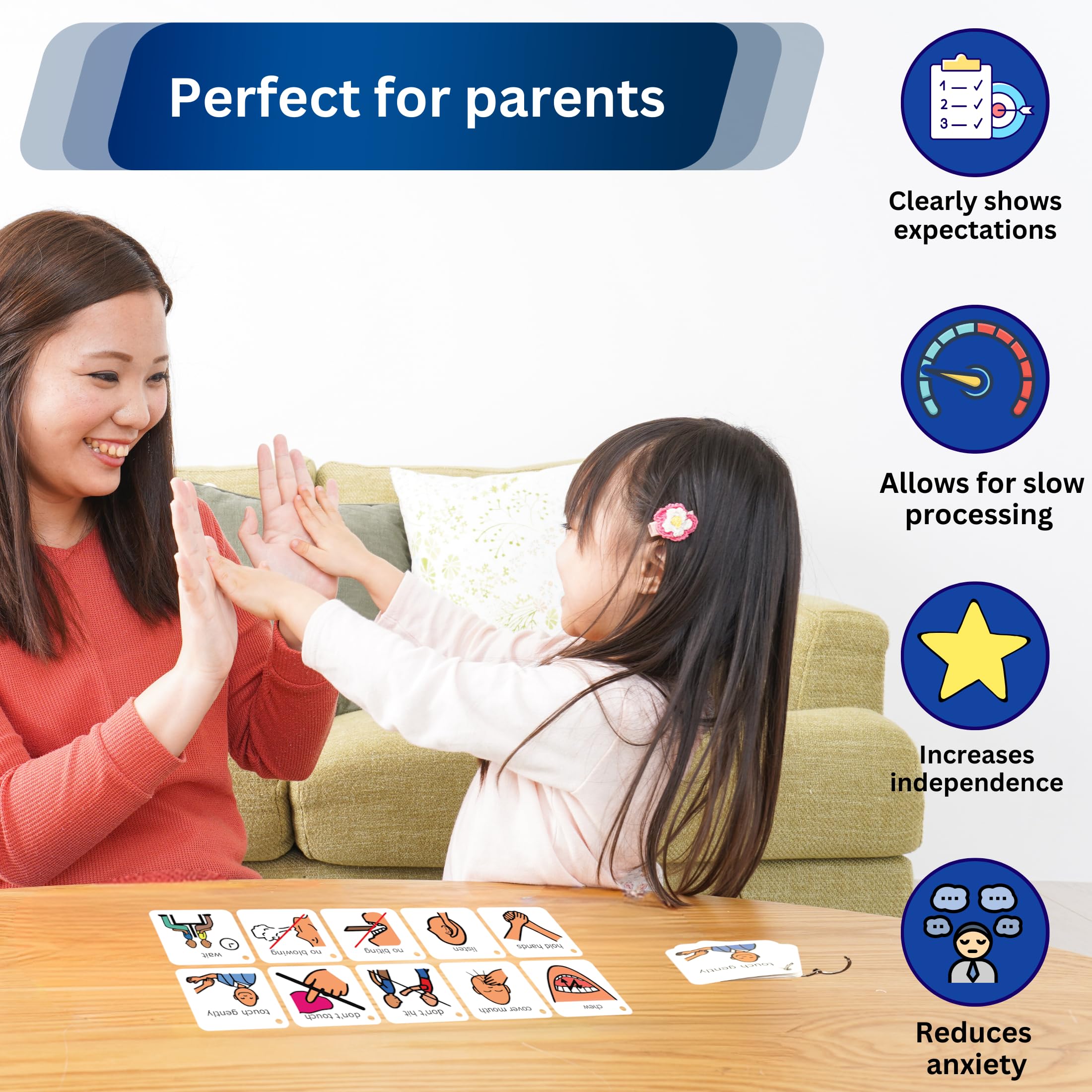 Mua Behavior Keyring Lanyard -ABA Therapy Materials -Premium Plastic ...