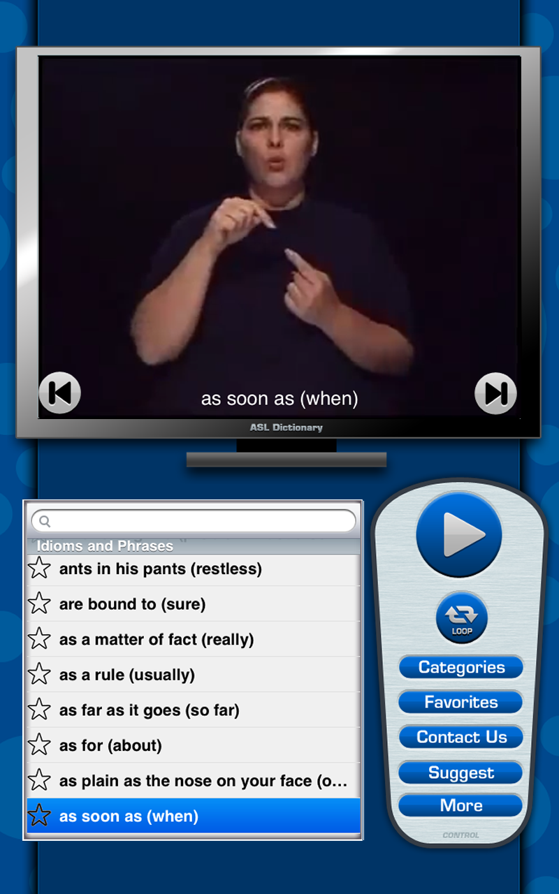 Amazon.com: ASL Dictionary Sign Language: Appstore for Android