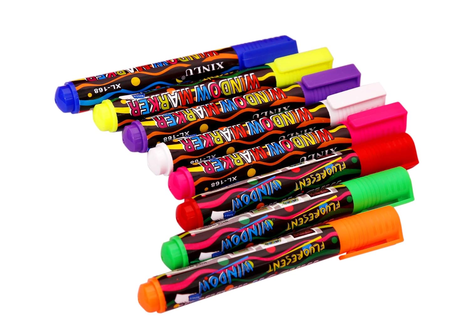 Trendy Tap Liquid Chalk Markers, Fluorescent Neon Chalkboard Marker ...
