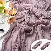 Amazon.com: Booque Valley 2 Pack Glitter Cheesecloth Table Runner 10ft ...