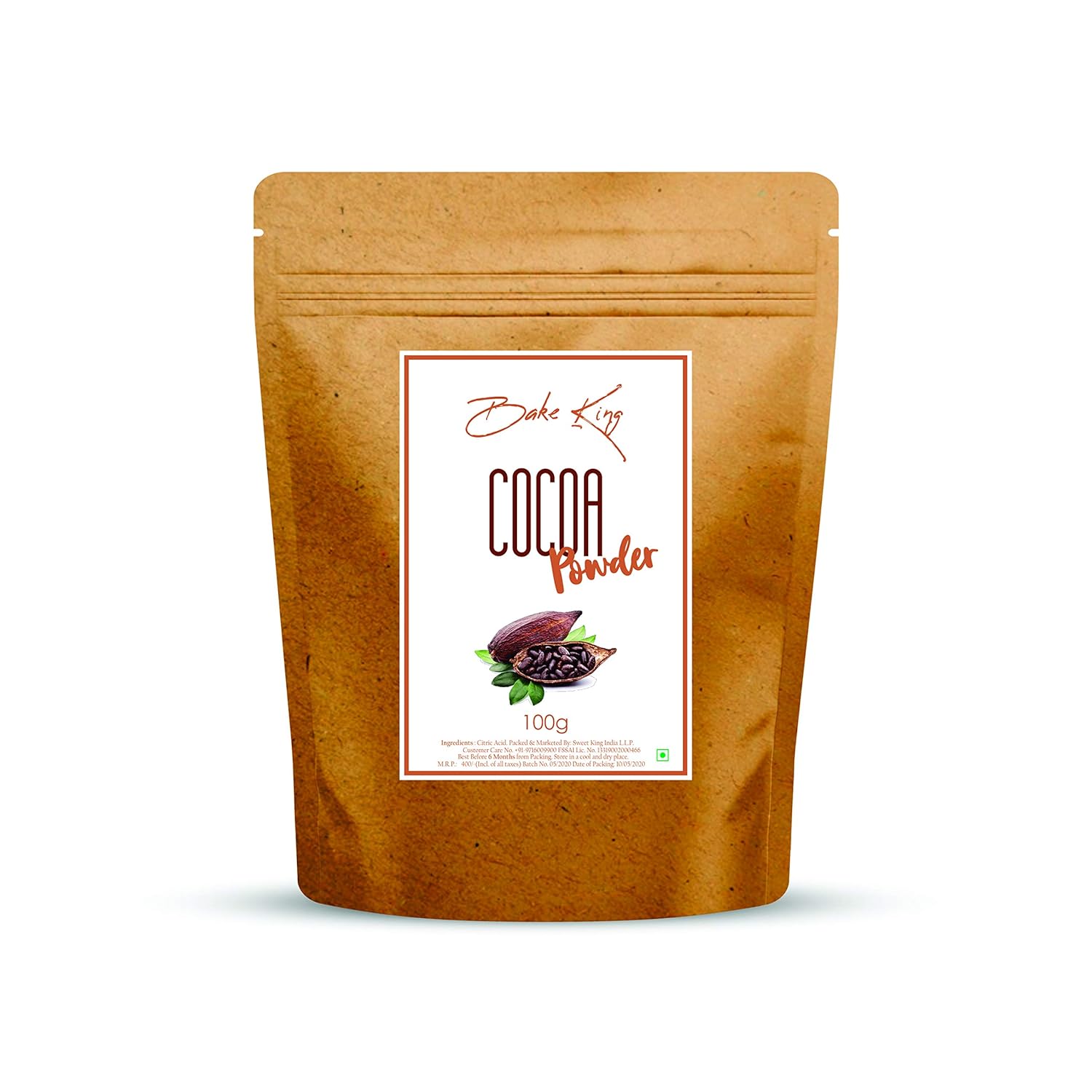 BAKE KING Natural Cocoa Powder (100 Gram): Amazon.in: Grocery & Gourmet ...