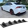 DREAMOTOR 31" Car Rear Bumper Lip, Universal Rear Diffuser Shark Fin ...
