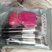 BEAKEY Makeup Brush Set Premium Synthetic Kabuki Foundation Face Powder ...