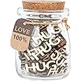 Amazon.com: Hugs to Give Those You Miss,Hugs in a Jar Gift,HUG Wooden ...