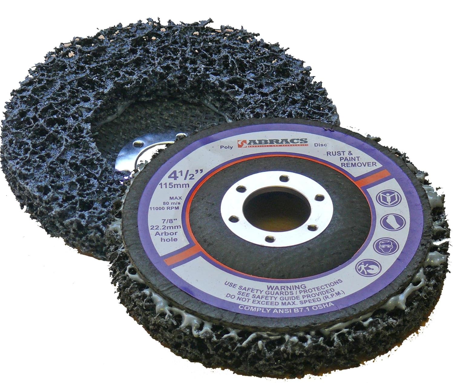 Abracs 115 x 22mm Poly Disc (5 Pieces): Amazon.co.uk: Business ...