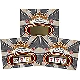 Amazon.com: juccybe Casino Games Scratch Off Gambling Cards for Fun ...