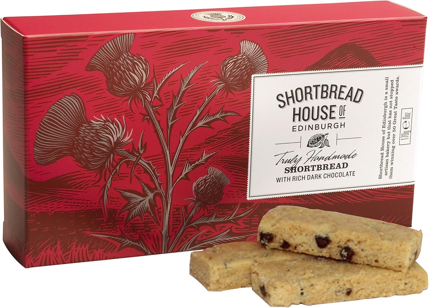 Shortbread House of Edinburgh Truly Handmade Shortbread with Rich Dark ...