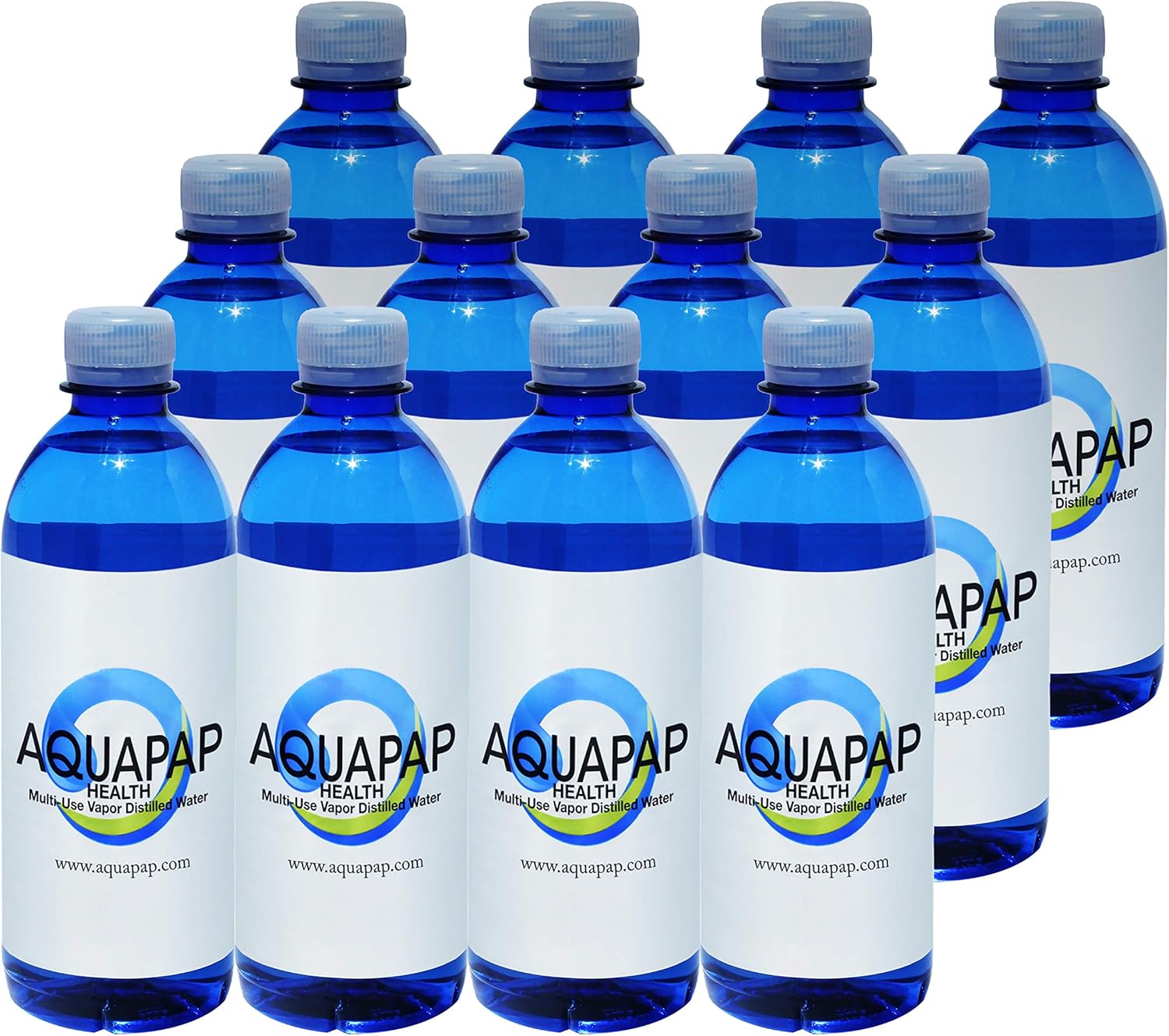 Amazon.com: AQUAPAP 16.9 Ounce 12 Pack Vapor Distilled CPAP Water | 2-3 ...